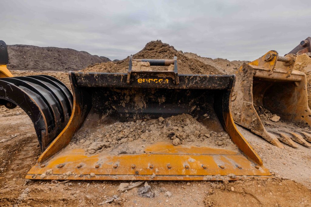 Engcon Excavator Grading Bucket - Action Company LLC